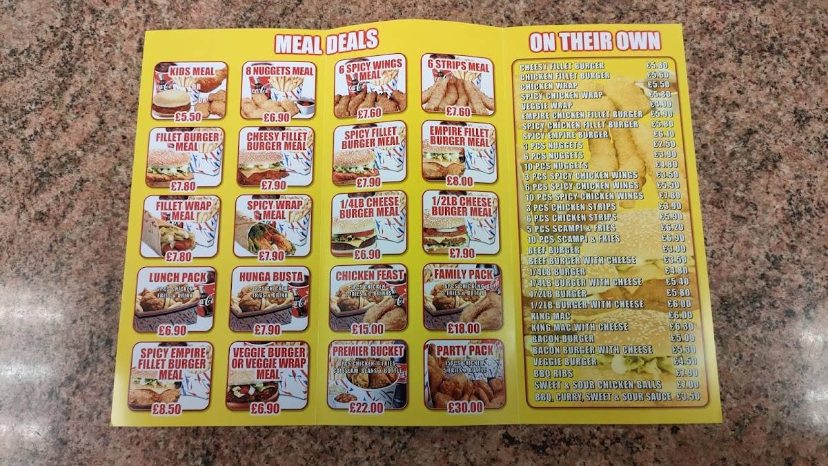 Menu at Fried Chicken Ranch fast food, Bordon