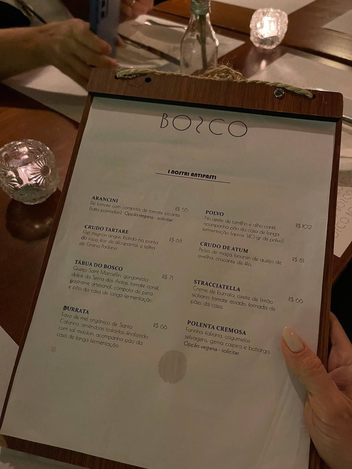 Menu em Bosco Restaurante, São Paulo