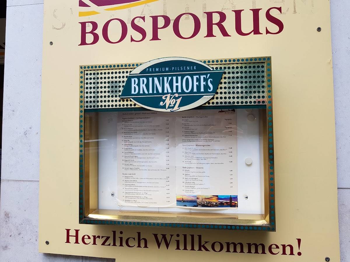 Speisekarte von Restaurant Bosporus, Dortmund