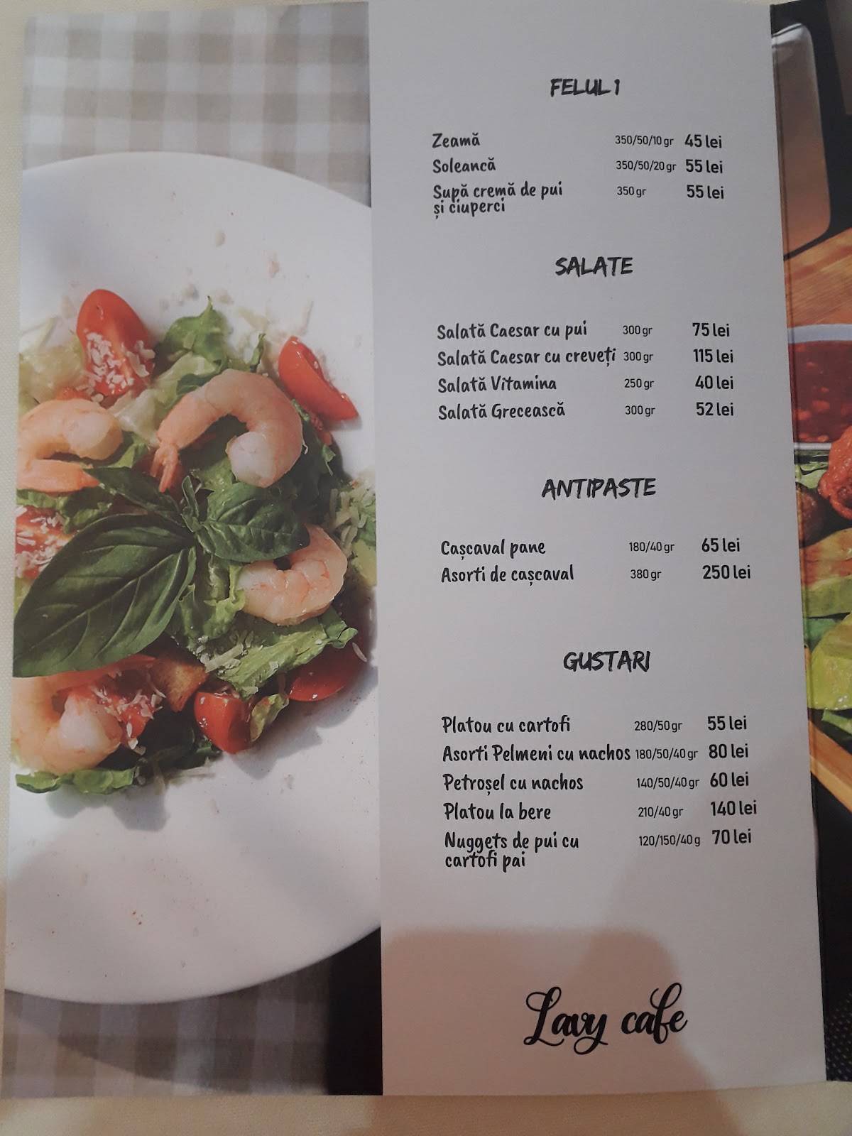Speisekarte von Boss_Cafe, Chisinau