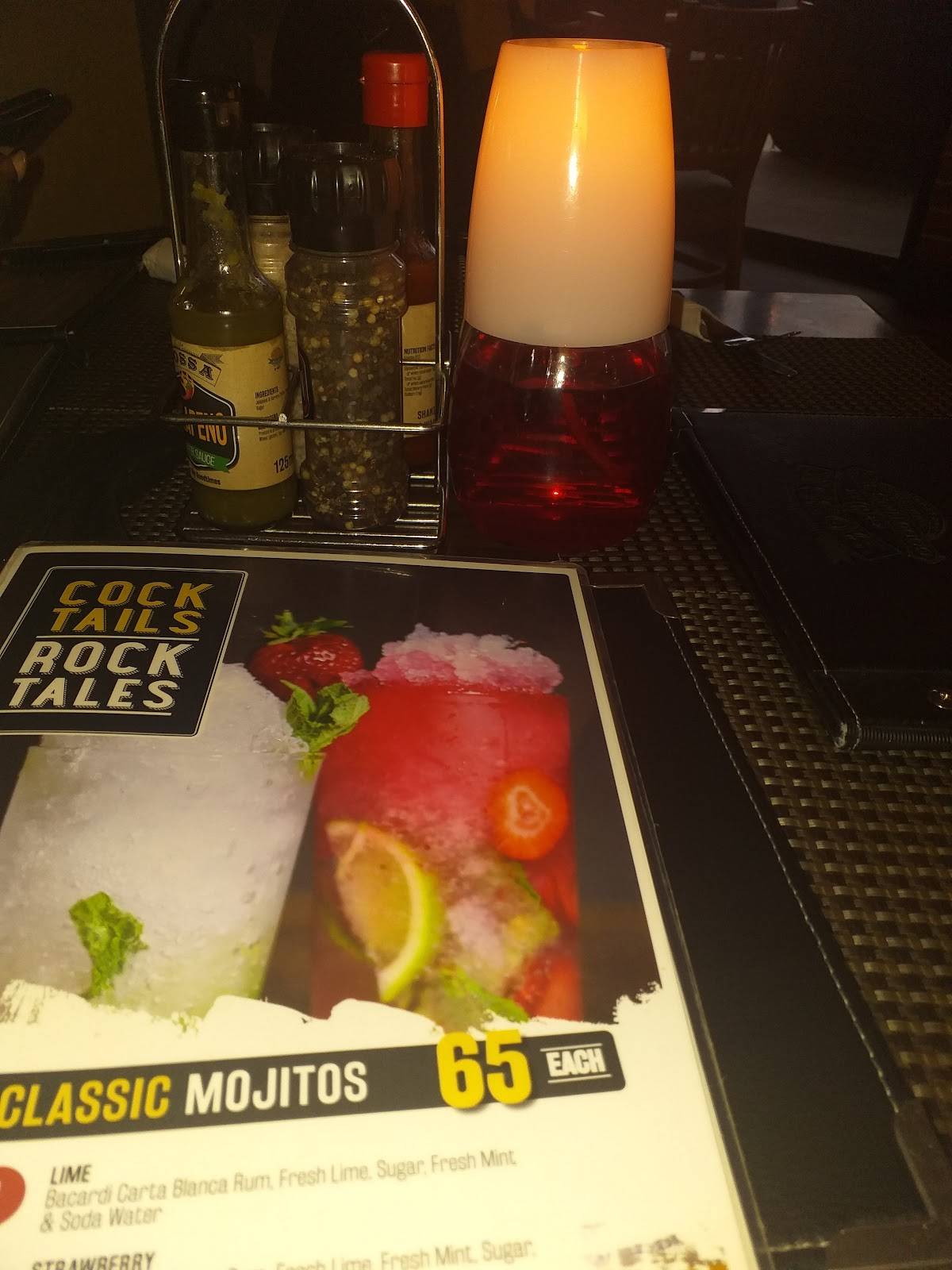 Menu at Bossa Tyger Falls restaurant, Cape Town, Shop 2