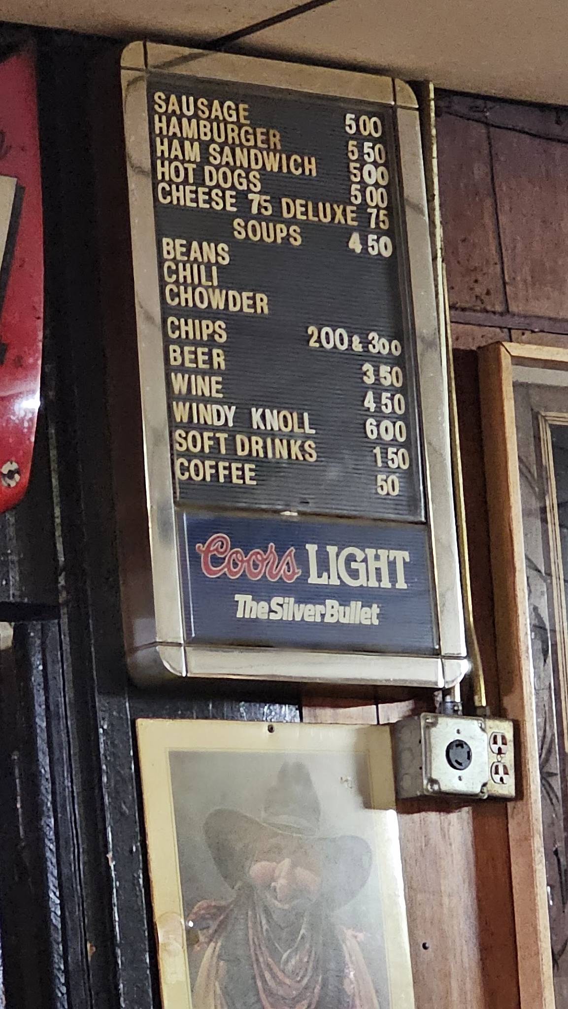 Menu at Brick pub & bar, Jonesville