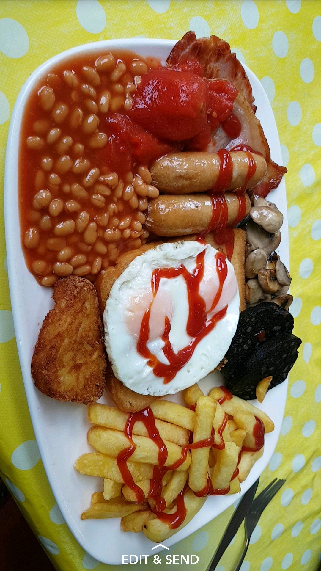 Menu at Mrs G's Cafe, Bristol