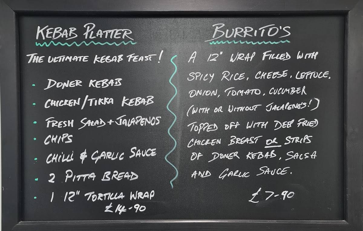 Menu at Brockwell Fish & Chips fast food, Cramlington