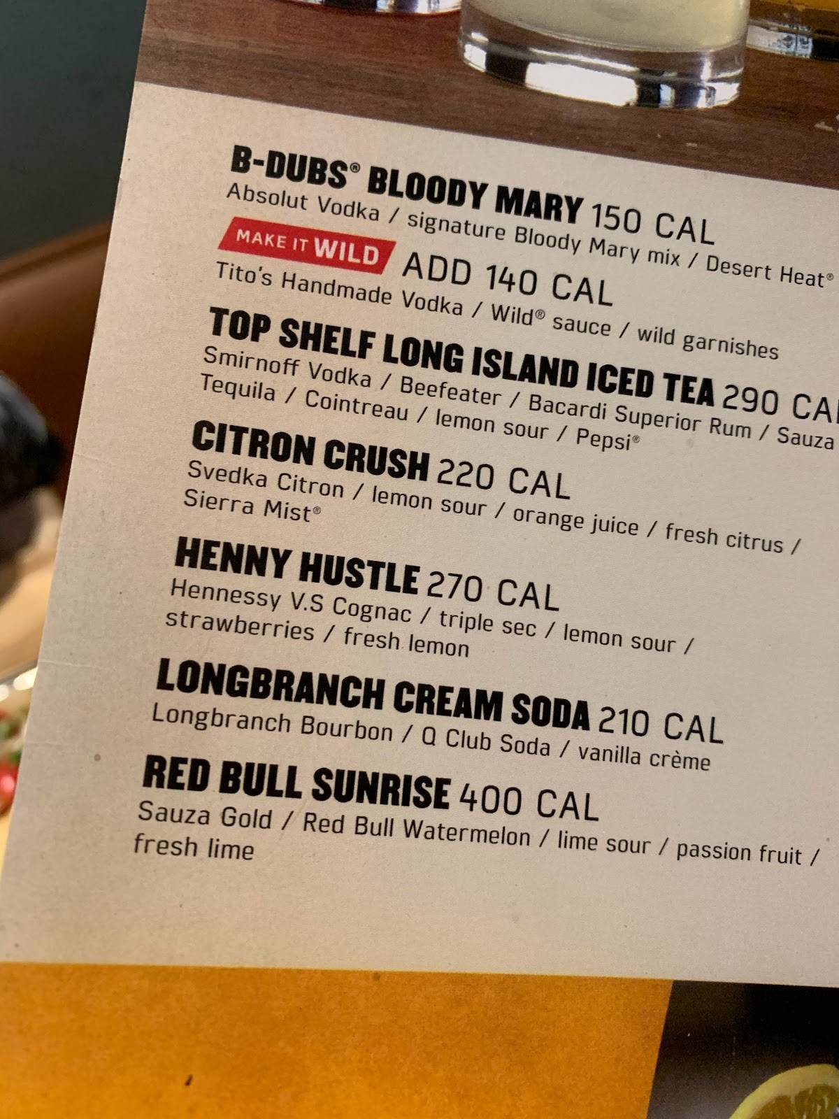 Menu at Buffalo Wild Wings pub & bar, Rochester, 55th St NW