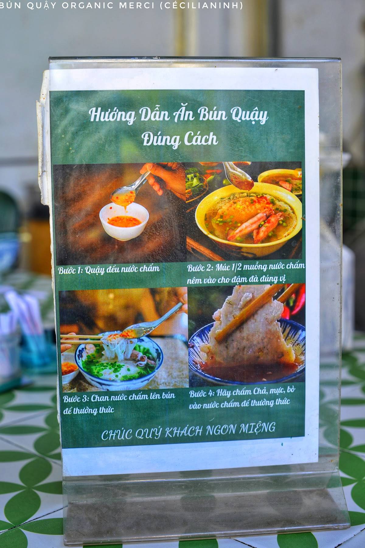Menu at Bún Quậy số 1 Phú Quốc (Organic Merci Bun Quay) restaurant, Ho ...