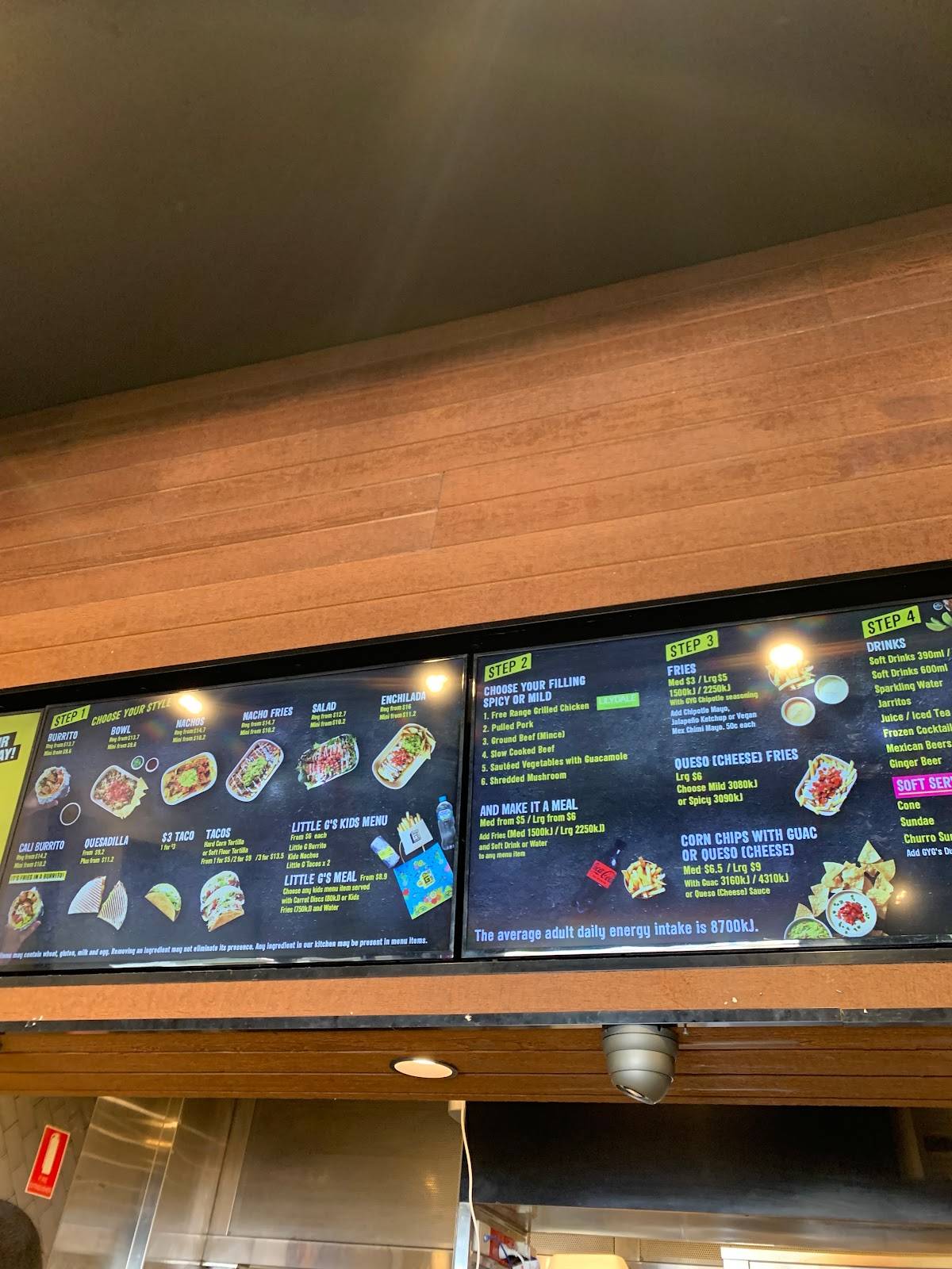 Menu at Guzman y Gomez - Bundaberg restaurant, Bundaberg Central, 8 ...