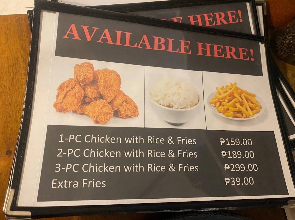 Menu at Burakku Bowl Ramen restaurant, Cebu City