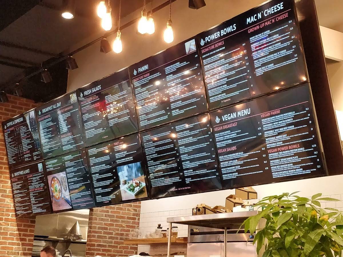 Menu at Pressed Cafe Burlington, Burlington
