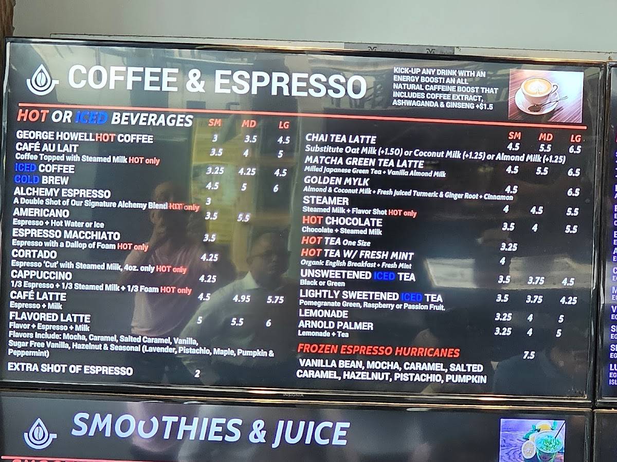 Menu at Pressed Cafe Burlington, Burlington