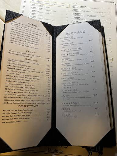Menu at CUT 158 Chophouse steakhouse, Joliet