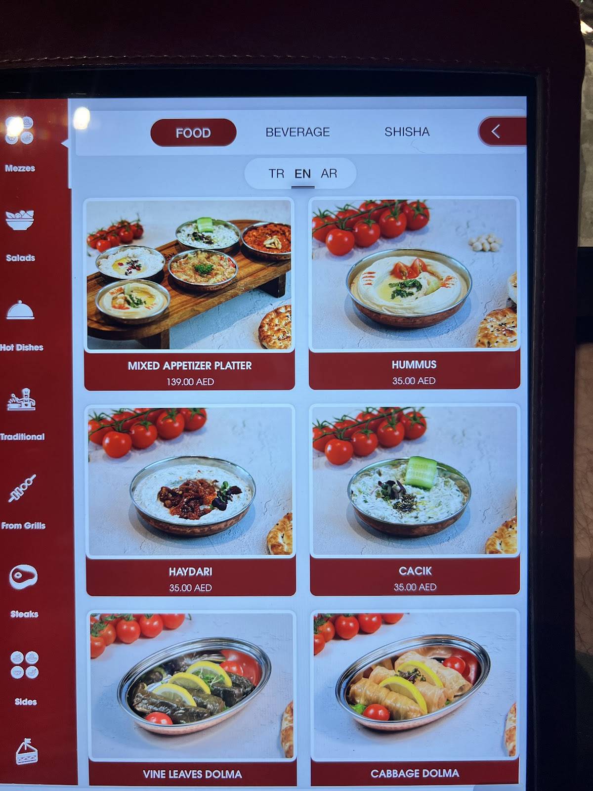 Menu at CZN Burak Dubai restaurant, Dubai, Boulevard Point - Sheikh ...