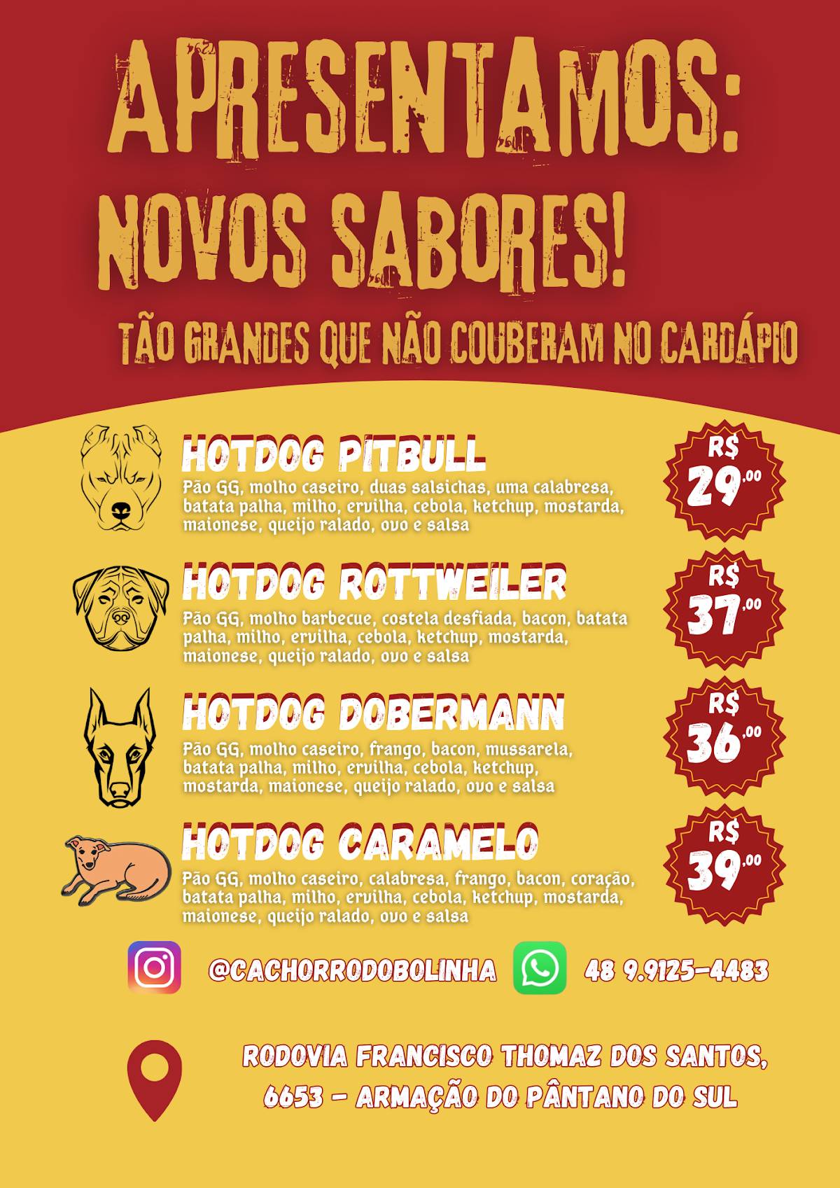 Menu em Cachorro do Bolinha pub & Bar, Florianópolis