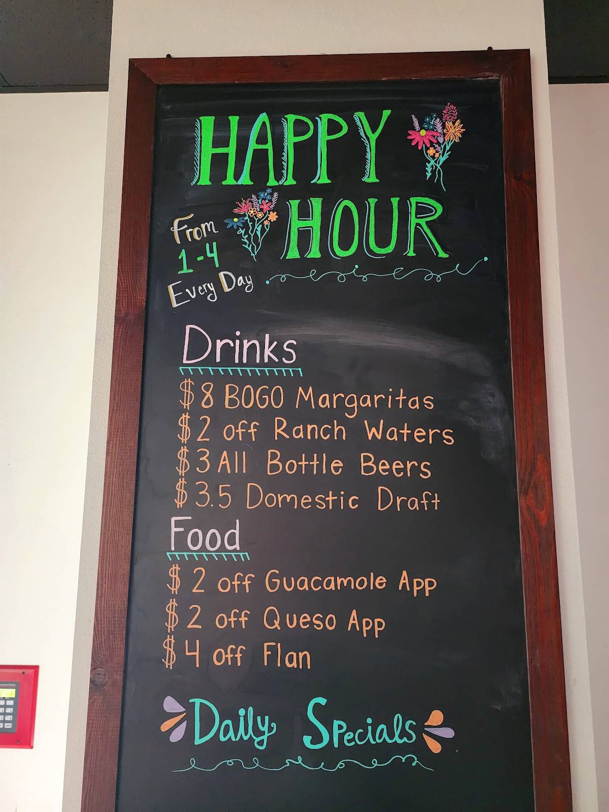 Carta de Cactus Flower Café - Navarre, Navarre