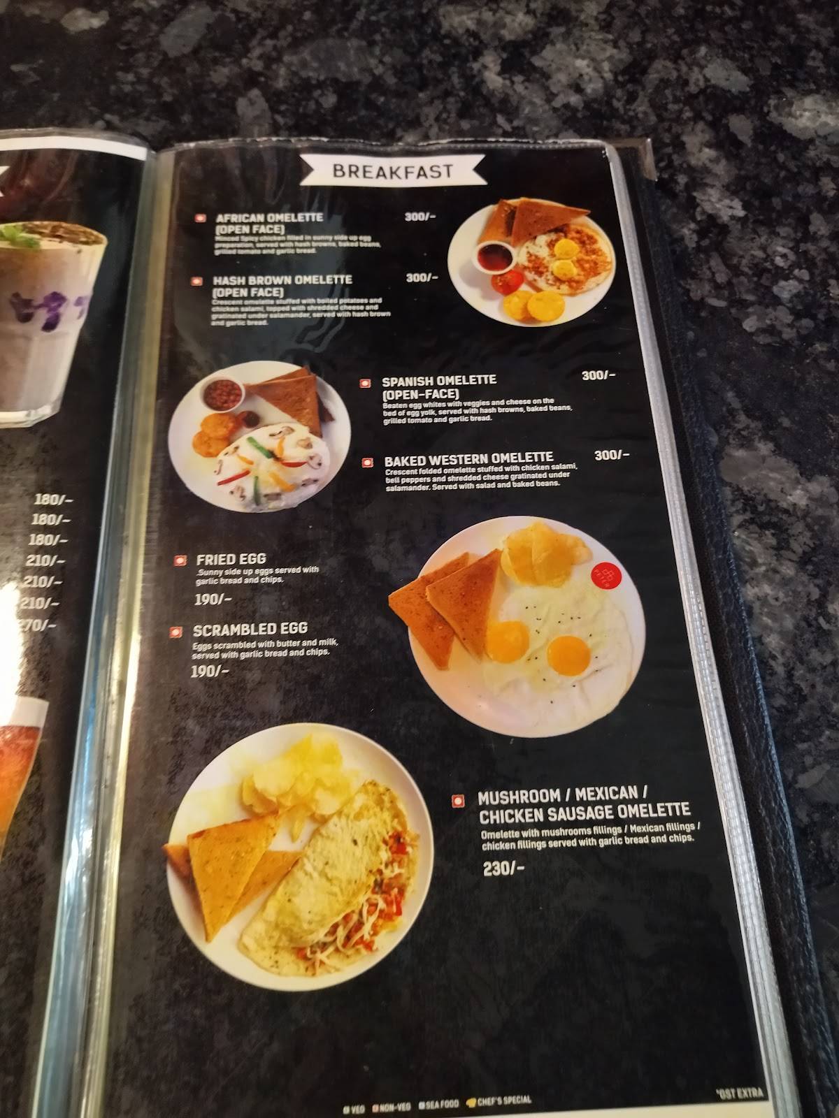 Menu at Café PETER, Pune, Karve Rd