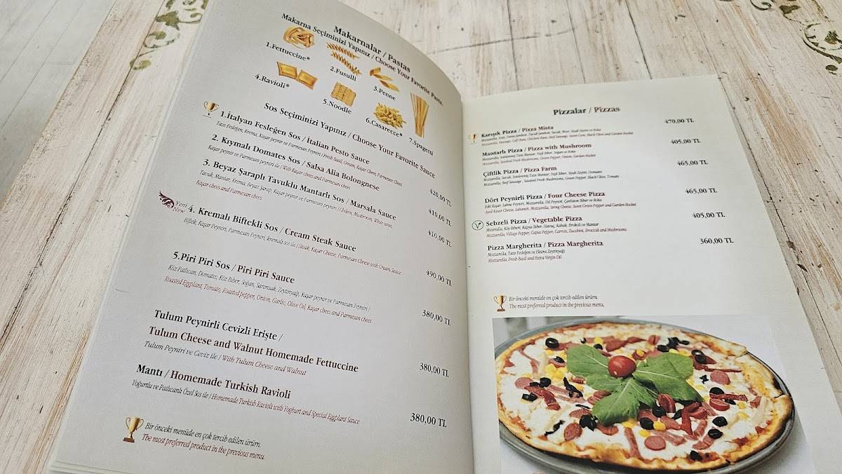 Menu at Cafemiz, Ankara, Arjantin Cd. no:19/1