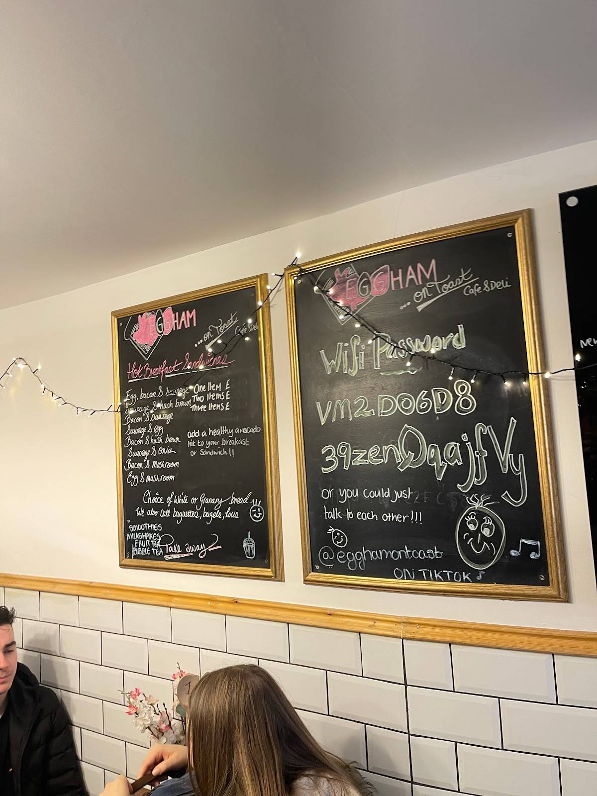 Menu at Eggham On Toast (EGHAM) cafe, Egham