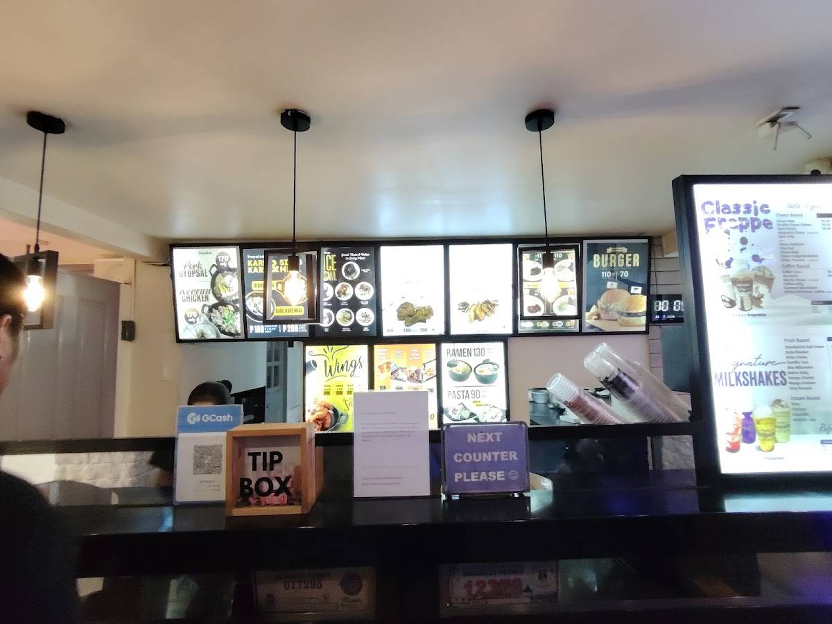 Menu at Frapatea Cafe, Manila, 1008 Maceda St