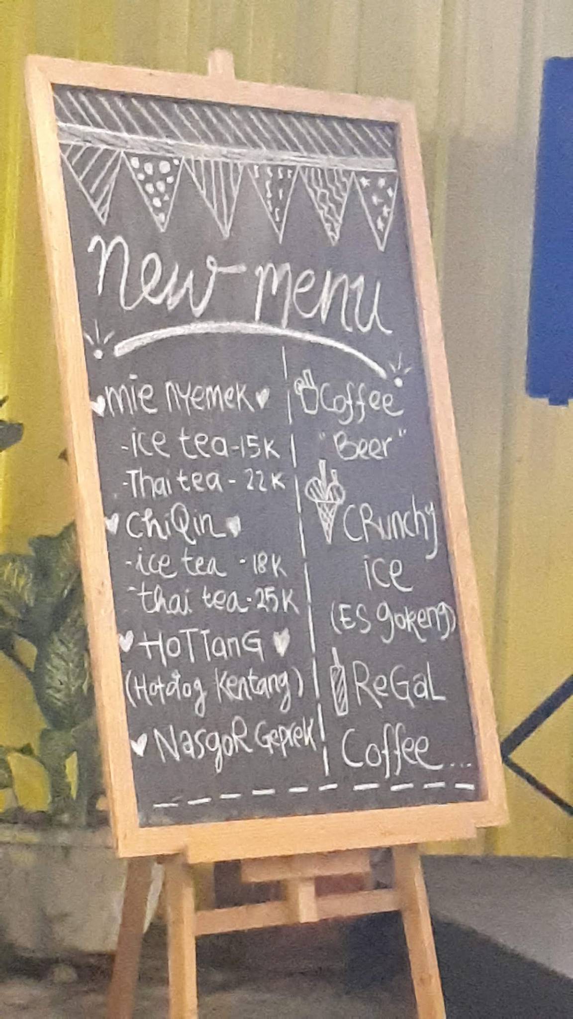 Menu at Ground Level Eatery cafe, Surabaya