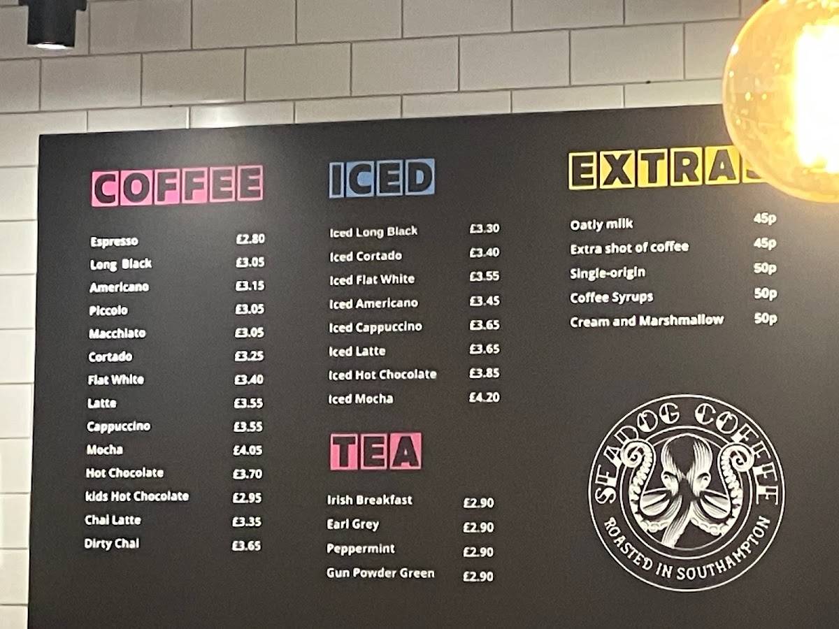 Menu at Hoxton Bakehouse - Winchester cafe, Winchester