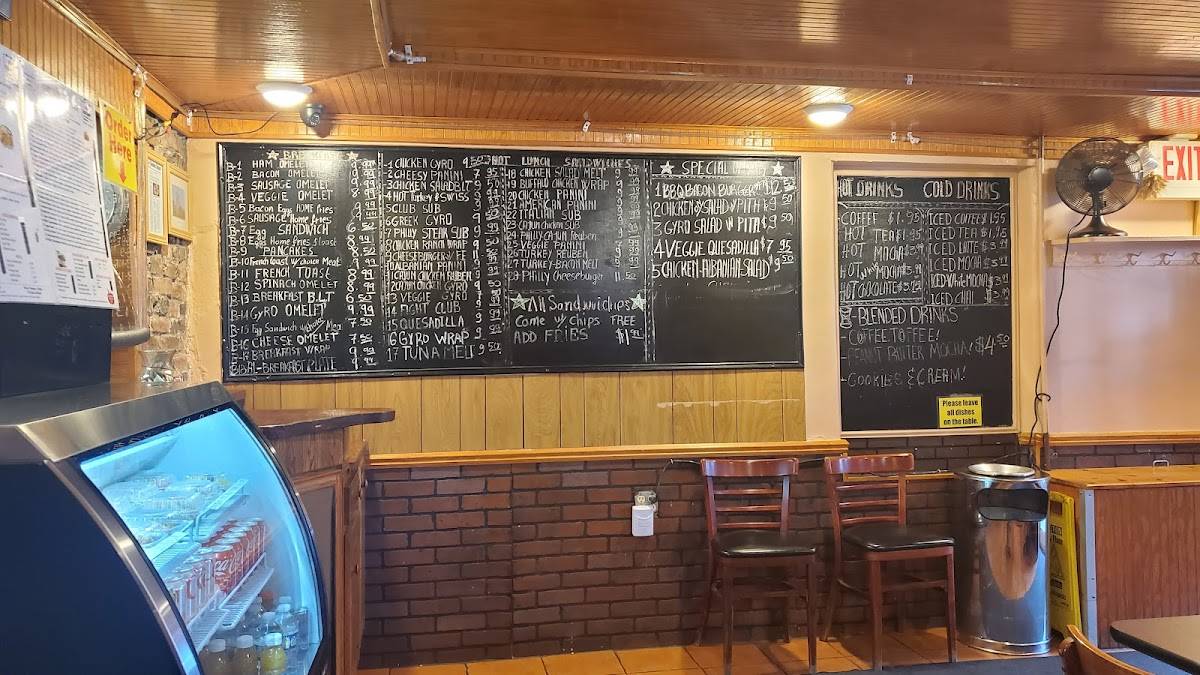 Menu at Cafe Illyria, Columbus