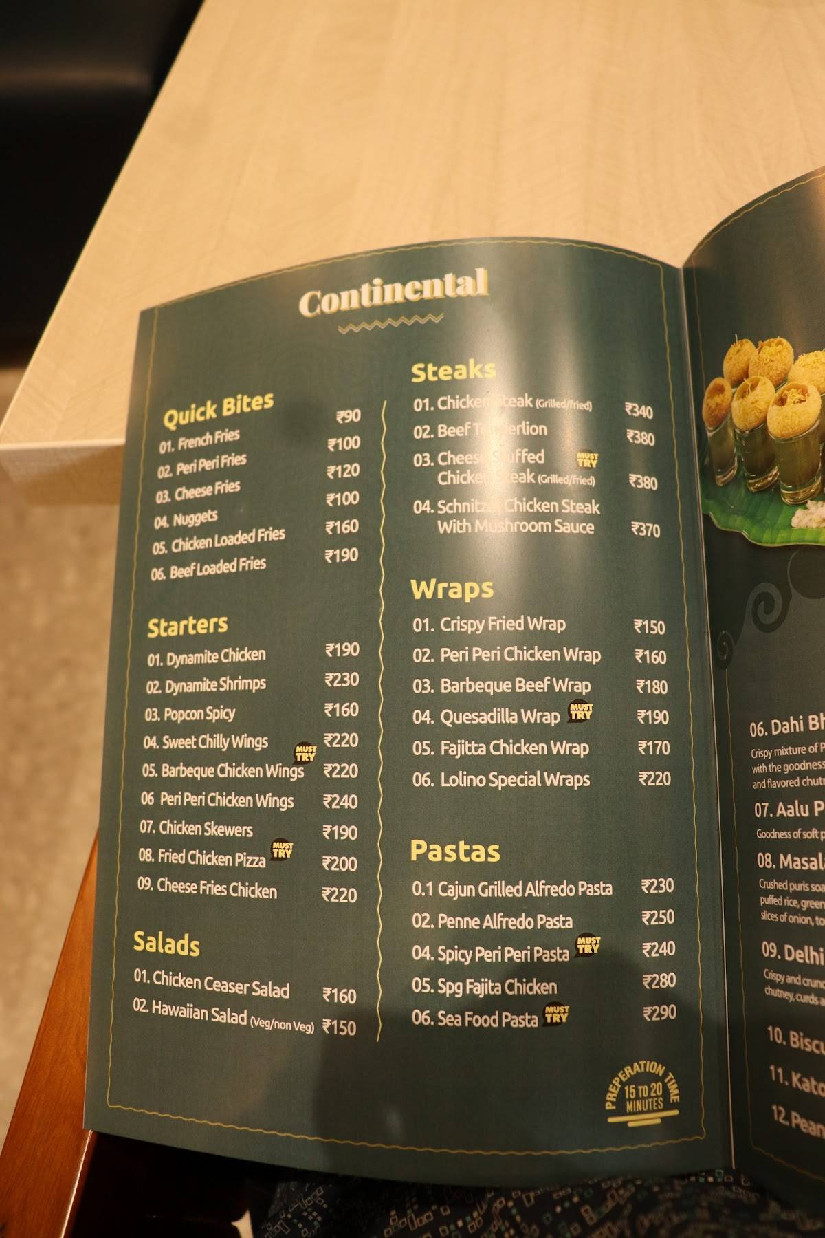 Menu at Lollino cafe Payyanur, Payyanur