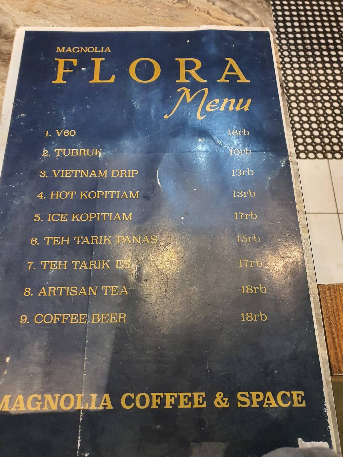 Menu at Magnolia Coffee & Space cafe, Lumajang