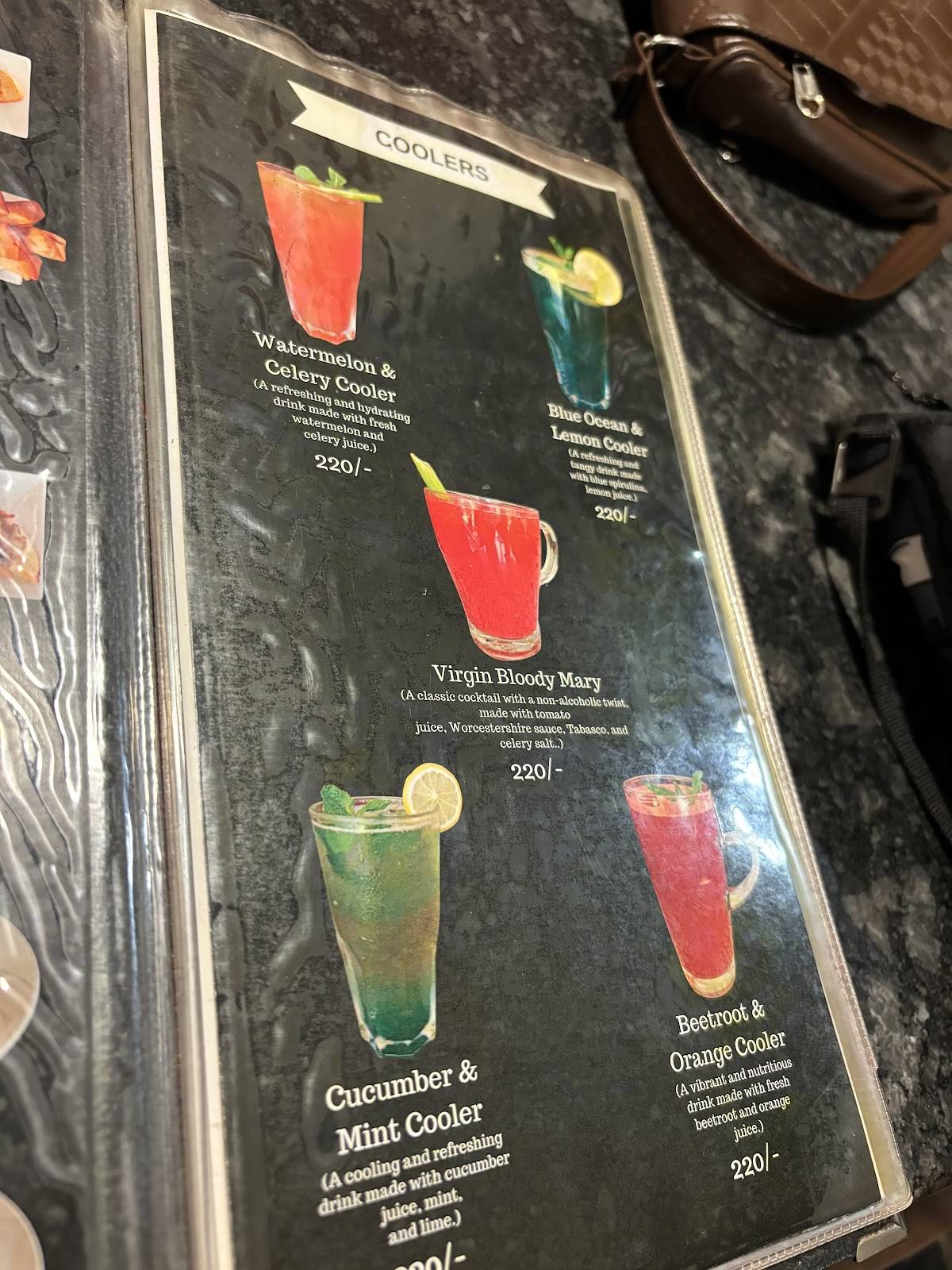 Menu at Café PETER, Pune, Karve Rd