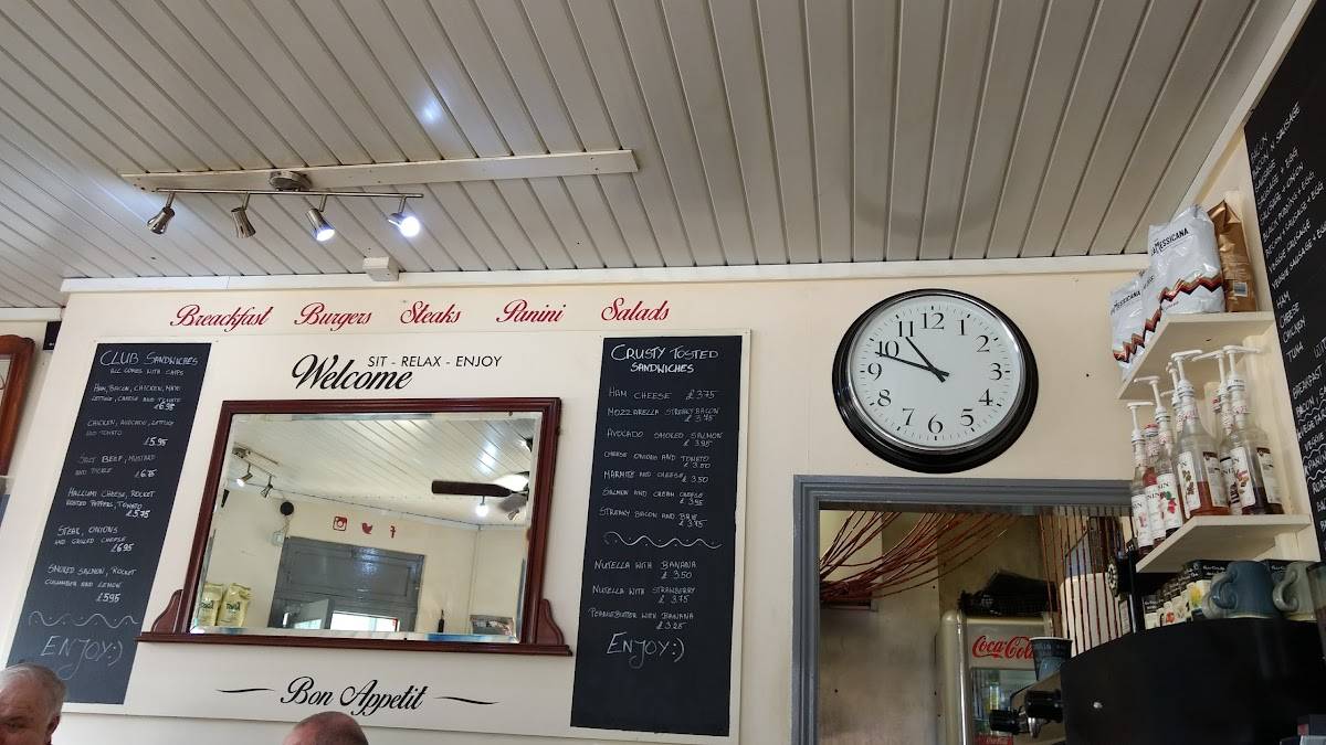 Menu at Café Paolo cafe, London, 1 The Vale
