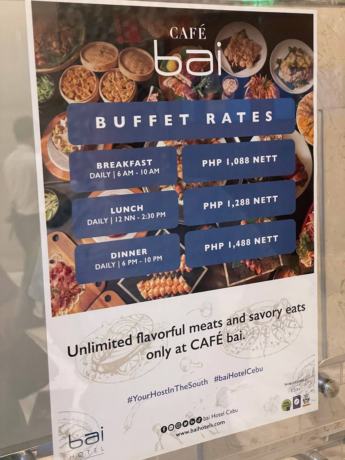 Menu at Cafe bai, Mandaue City, Ouano Ave