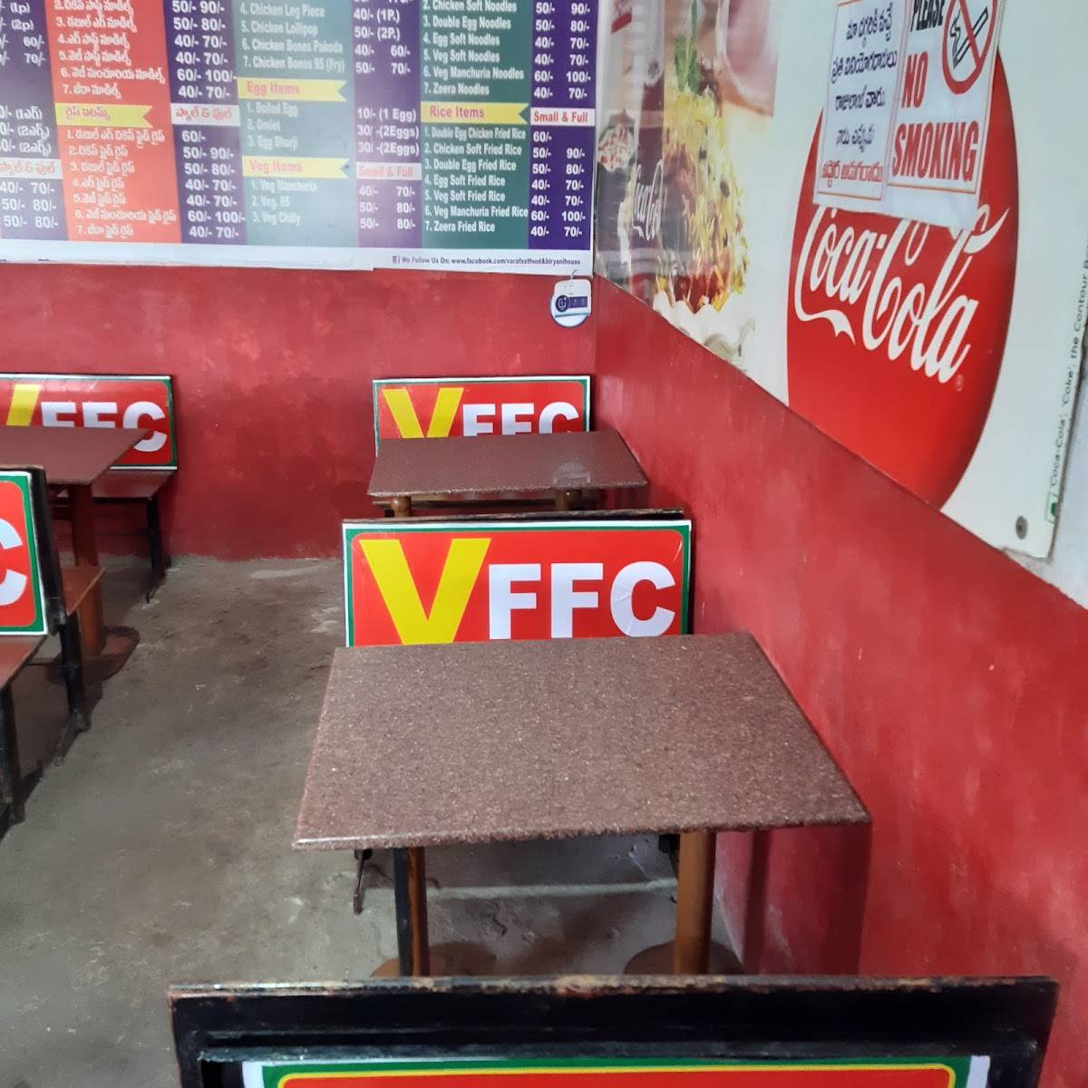 Menu at vara fast food center, Nizamabad