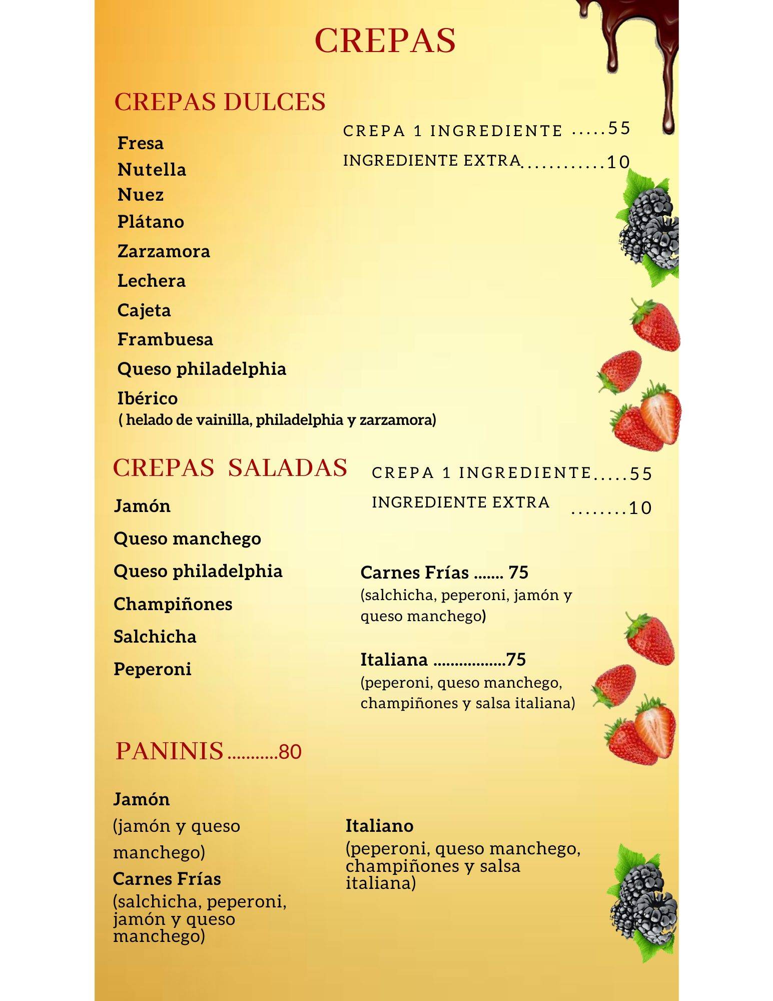 Carta de Café Ibérico, Yuriria
