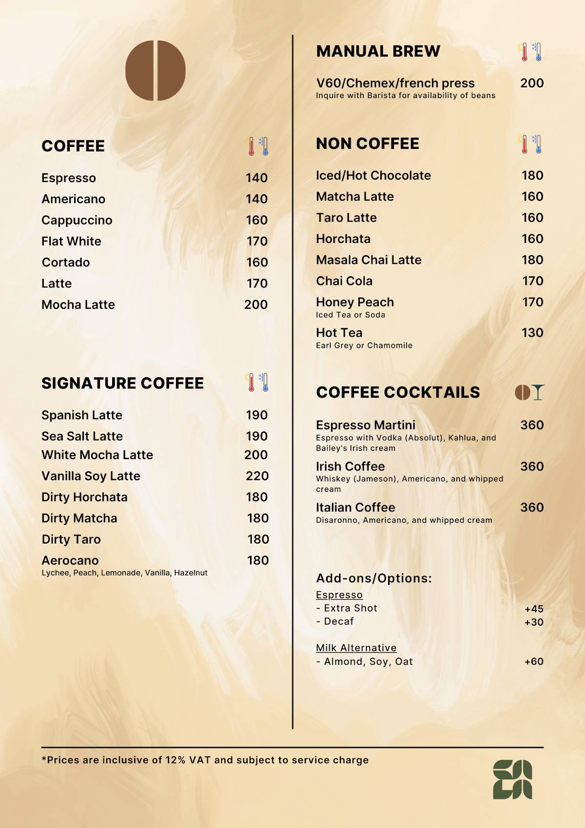 Carta de Cala Cafe, Ciudad Quezon