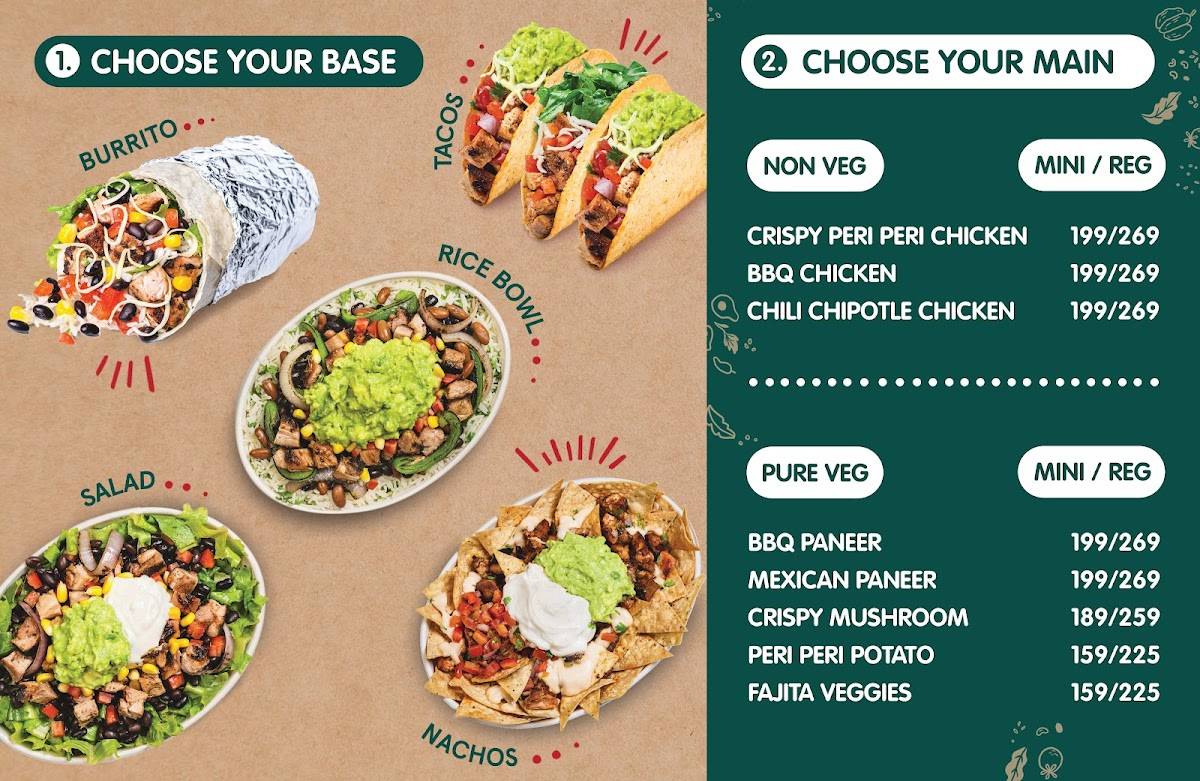 Menu at California Burrito Mexican Grill @ IBC Knowledge Park, Bengaluru