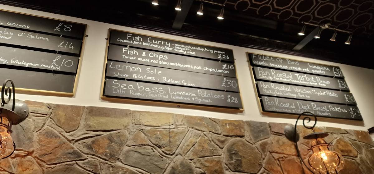Menu at Number Forty Two restaurant, Campbeltown
