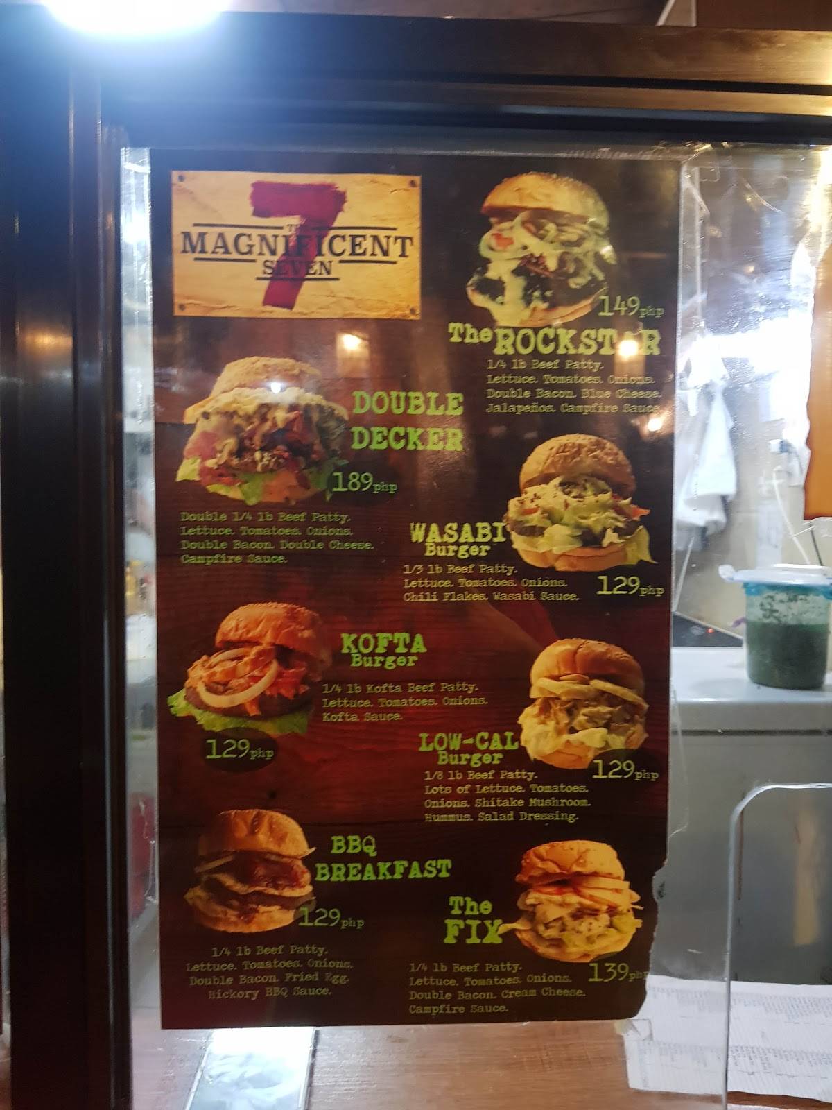 Menu at Campfire Burgers & More - Sct Limbaga restaurant, Quezon City