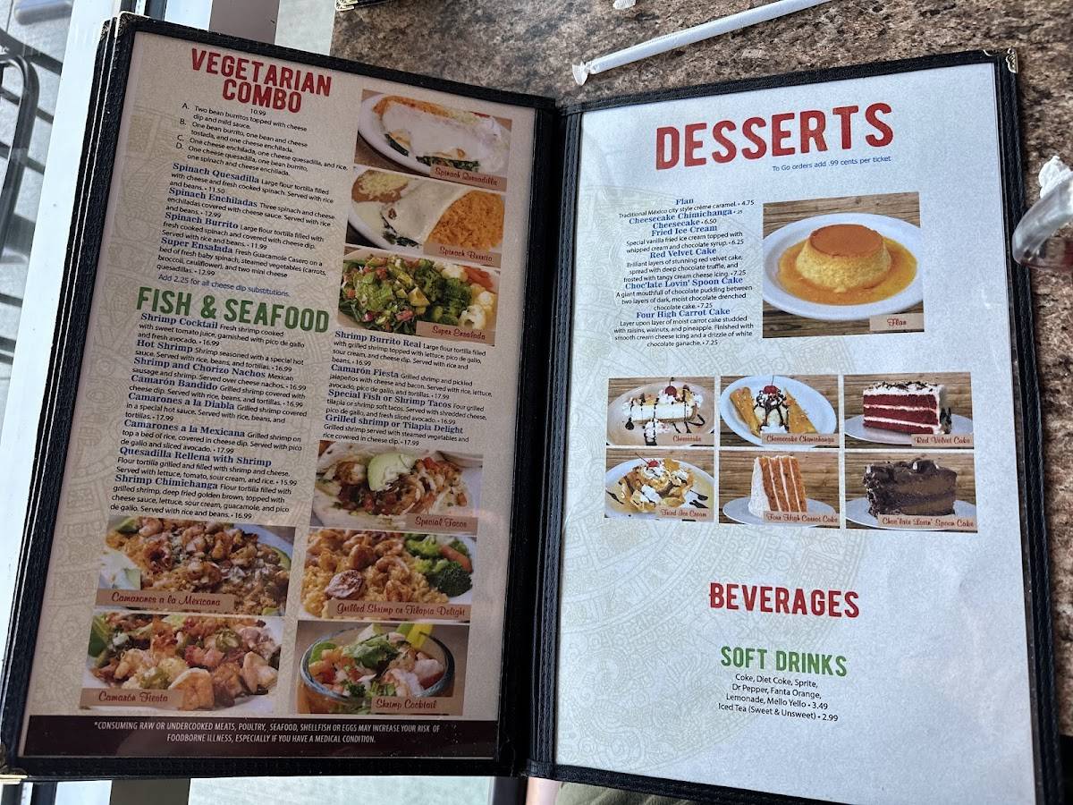 Menu at Casa Agave restaurant, Gallatin