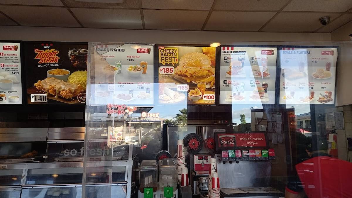 Menu at KFC restaurant, Mandaue City, Unit 20 21, 168 Park Mall Dr