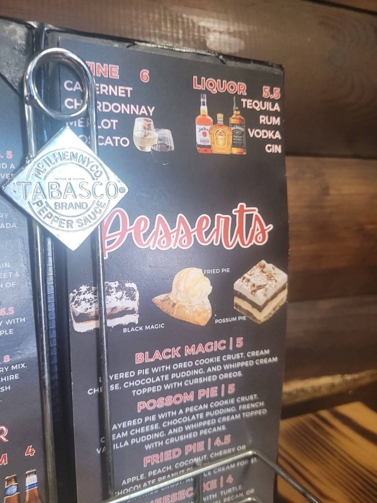 Menu at Charbroiler Restaurant, Waldron
