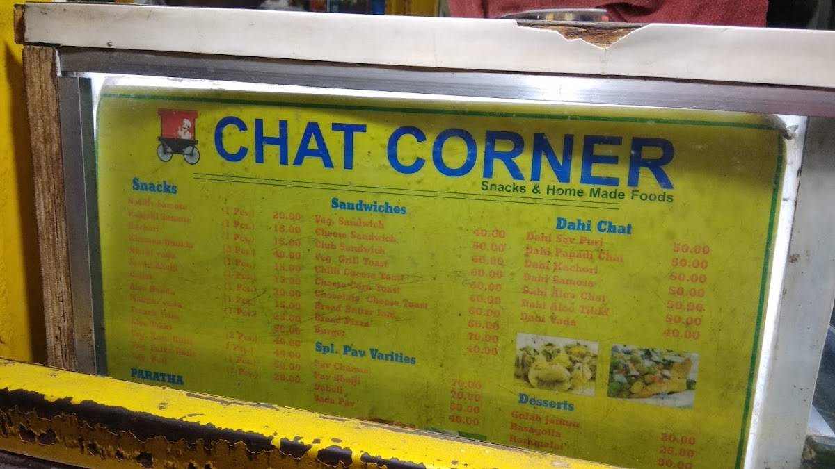 Menu at Chat Corner, Chennai, i