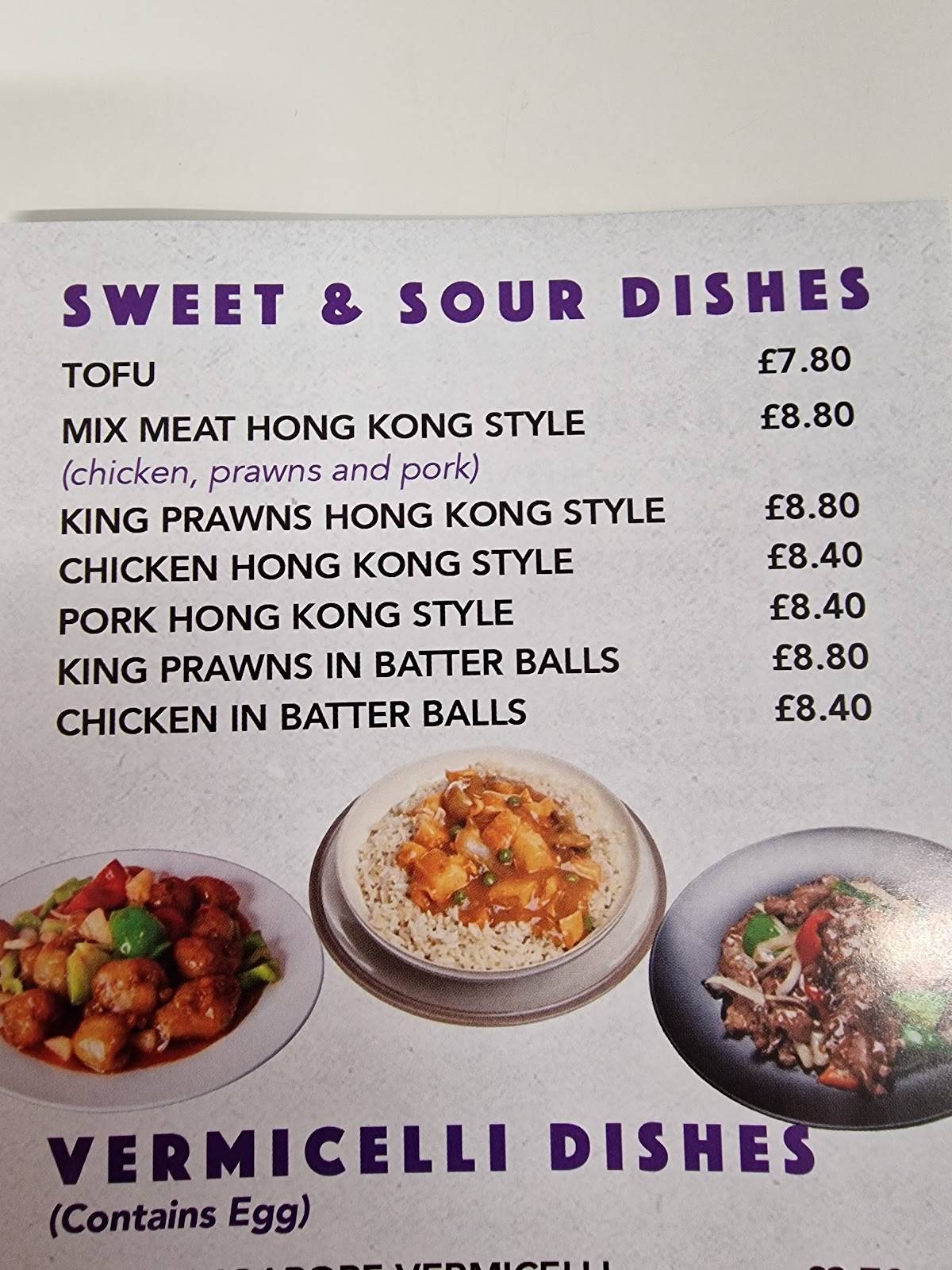 Menu at The Golden Gate restaurant, Cheadle, 26 Church Rd
