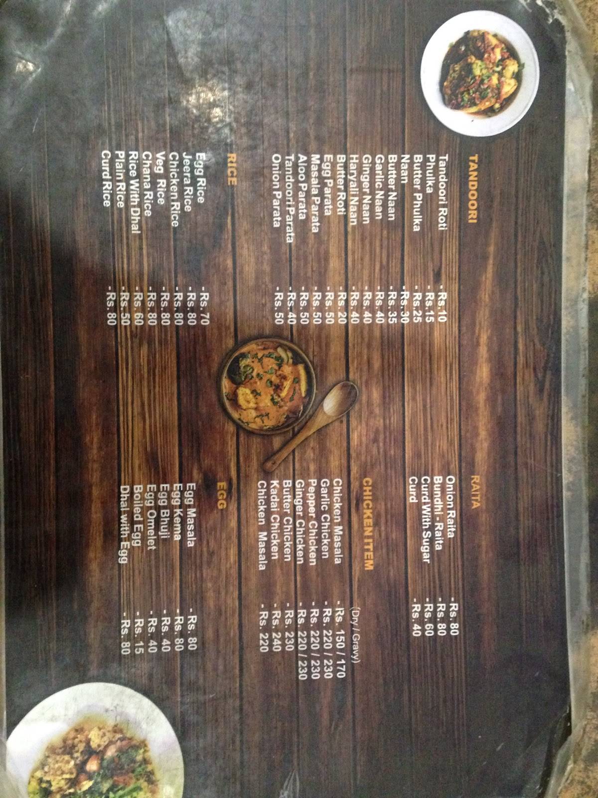 Menu at KHALSA DHABA ( PURE PUNJABI FOOD), Chembarambakkam, 23Q3+96W