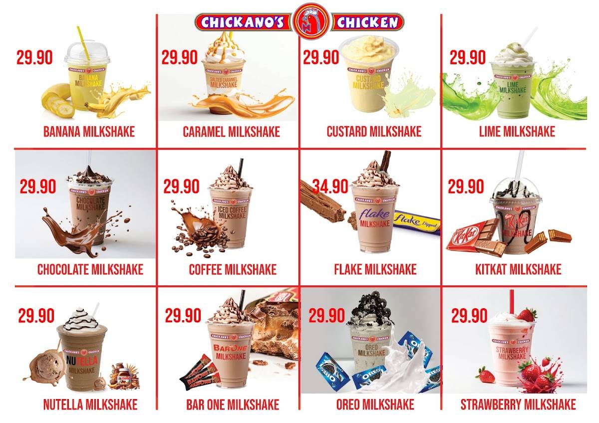 Menu at Chickanos Chicken Lydenburg restaurant, Lydenburg, Shop #3 ...