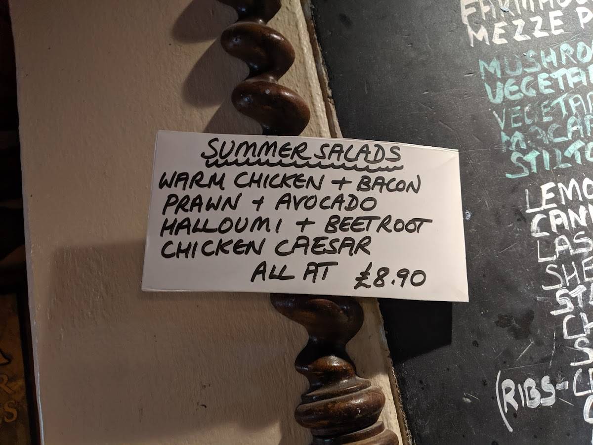 Menu at The Six Bells Chiddingly pub & bar, Chiddingly