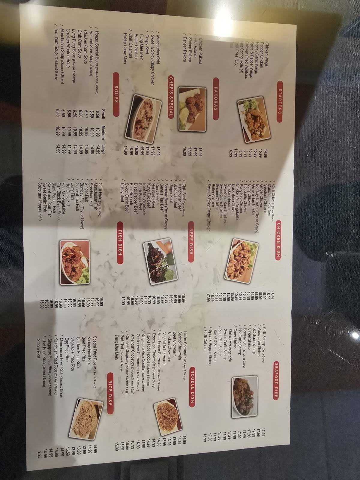 Menu at Chilli Chicken House (CCH) restaurant, Mississauga, Creditview ...