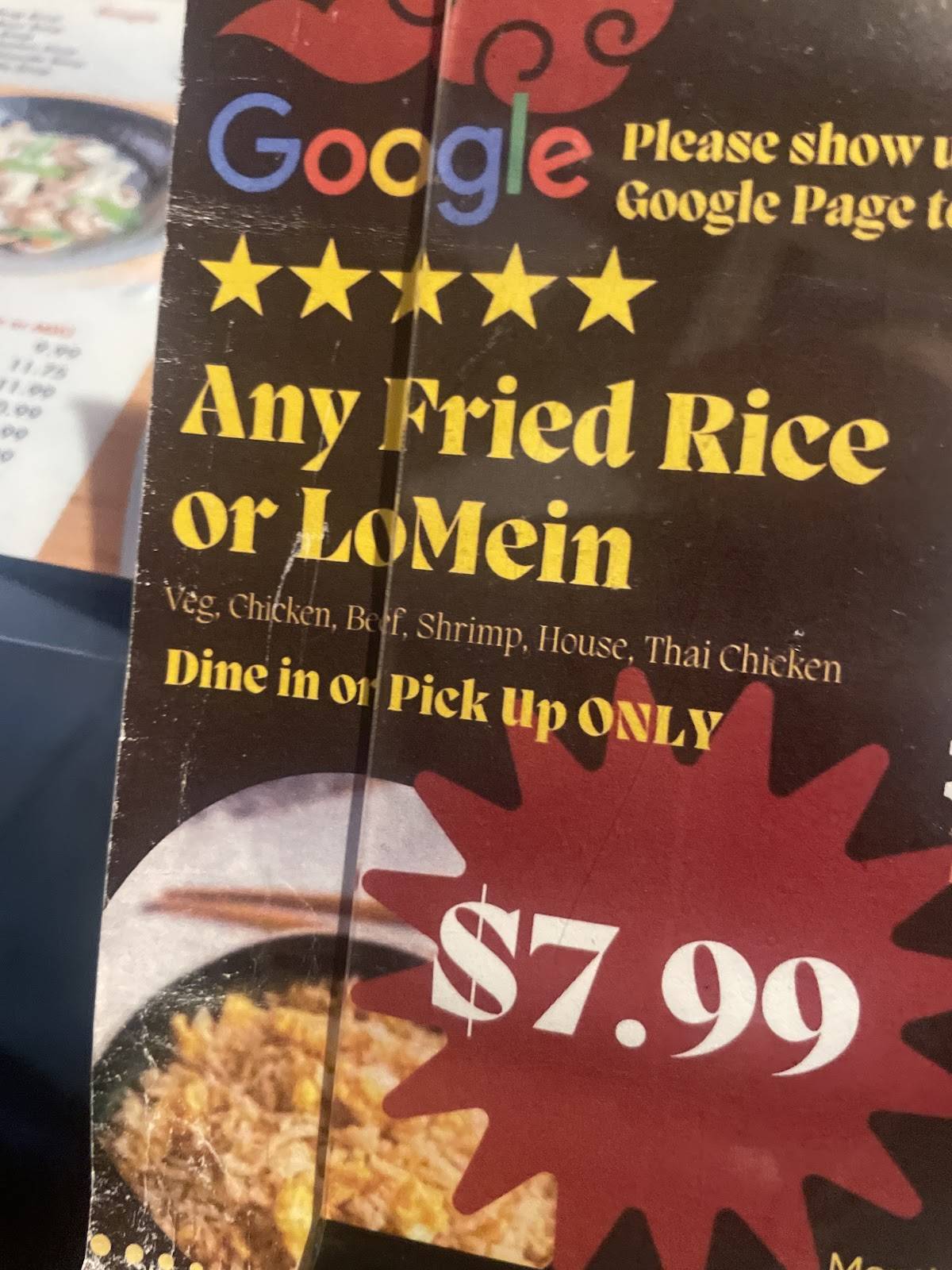 Menu at China Bridge restaurant, The Woodlands, Research Forest Dr #1600