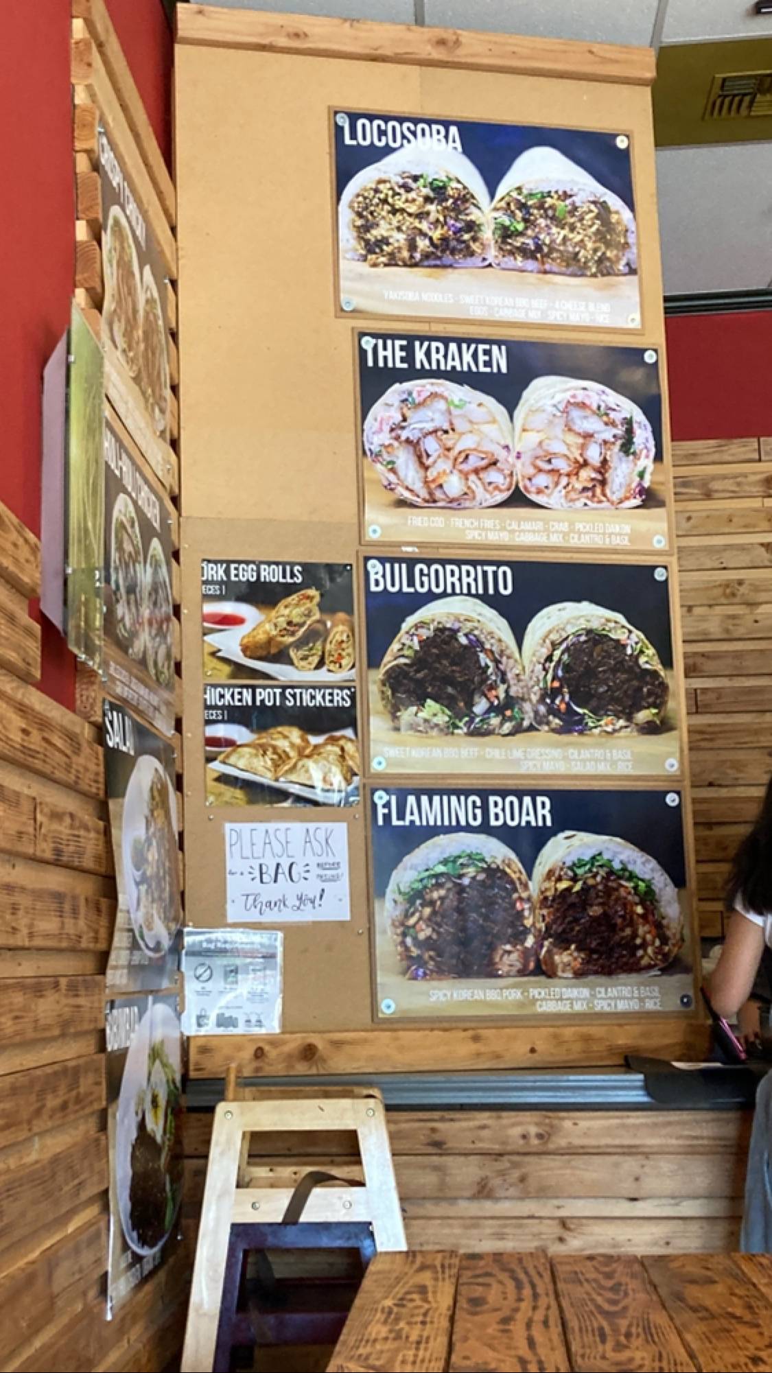 Menu at Chops Express restaurant, Everett, Hardeson Rd STE E