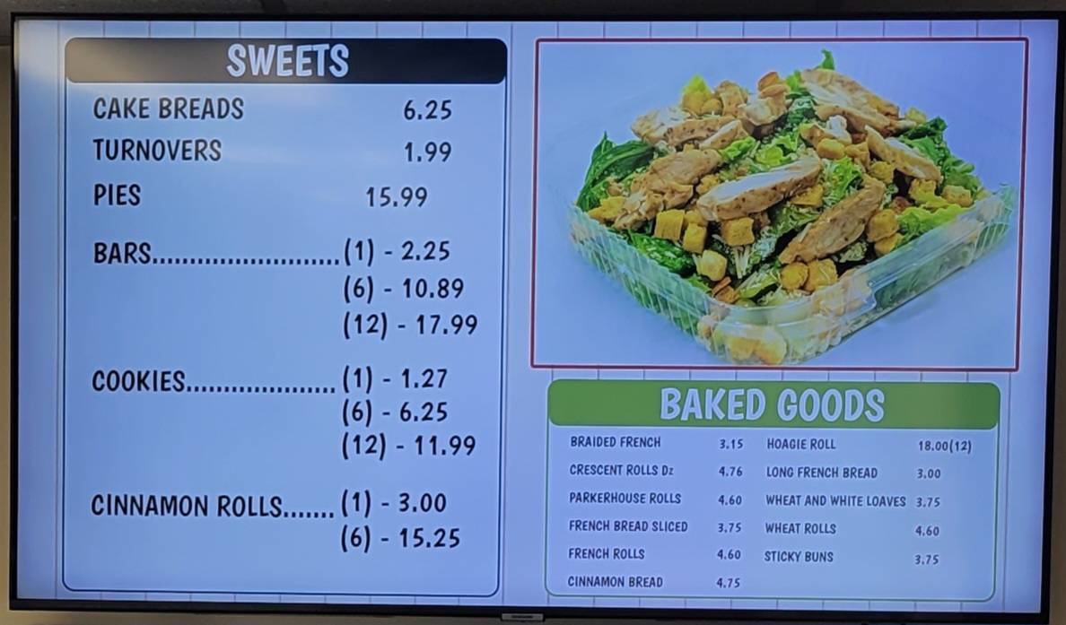 Menu at Geraldine's Bake Shoppe & Deli restaurant, Chubbuck, 246 E ...
