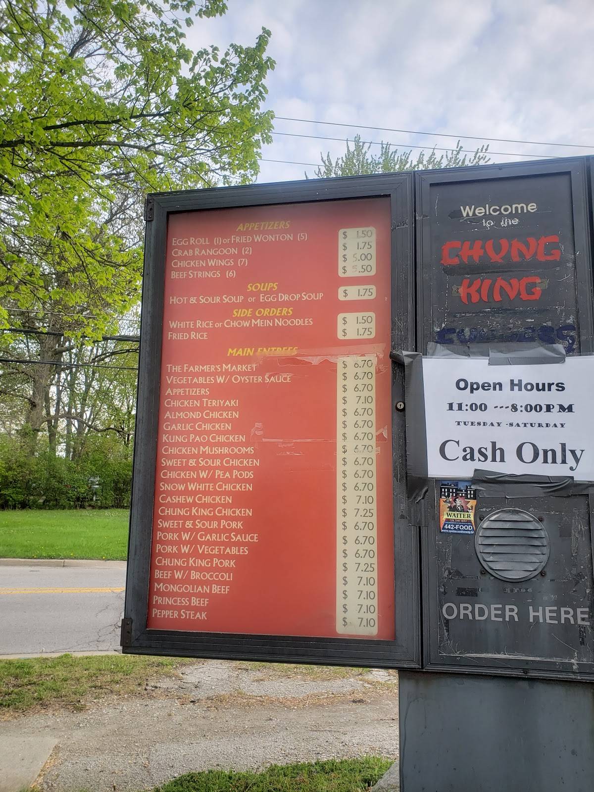 Menu at Chung King Express Gourmet Chinese Food restaurant, Fort Wayne