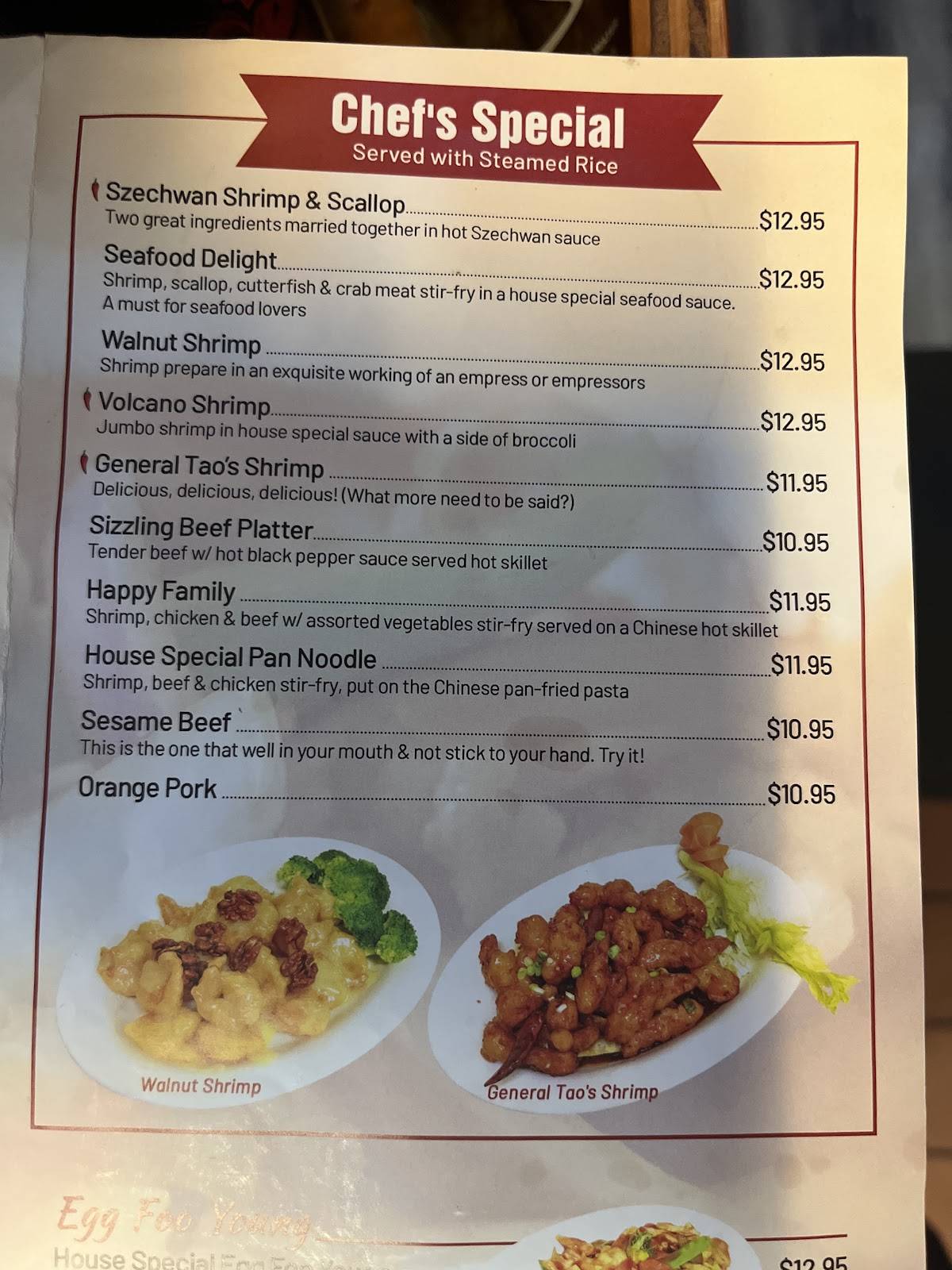 Menu at Dragon Hill Chinese Restaurant, Clearfield